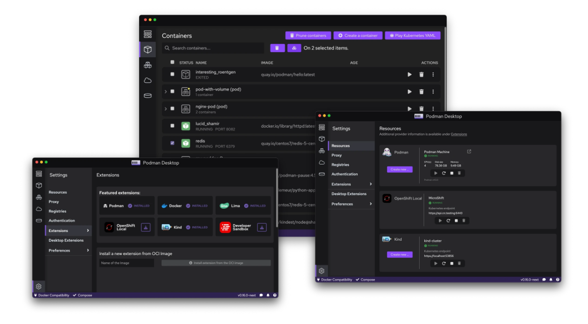 Docker Desktop And Podman Desktop